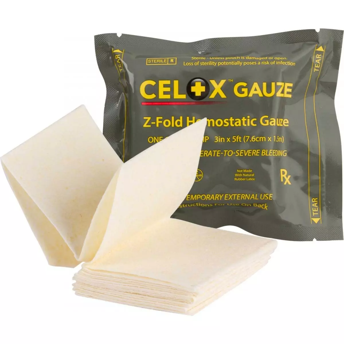 Z-Fold Gauze 7,6 x 300 cm - Celox